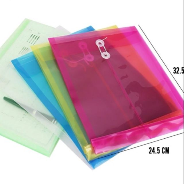 A4 String File~Vertical (Stationery School Office Case PP ) | Shopee ...