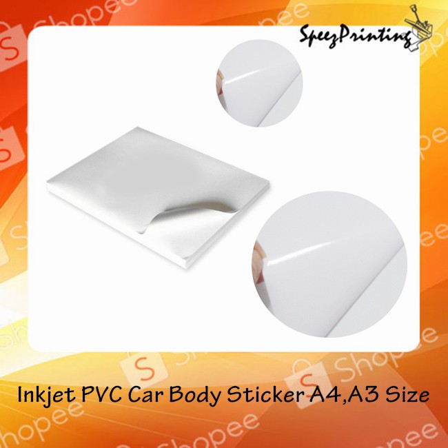 Inkjet PVC Sticker A4, A3 Size / Sticker Printing | Shopee Malaysia