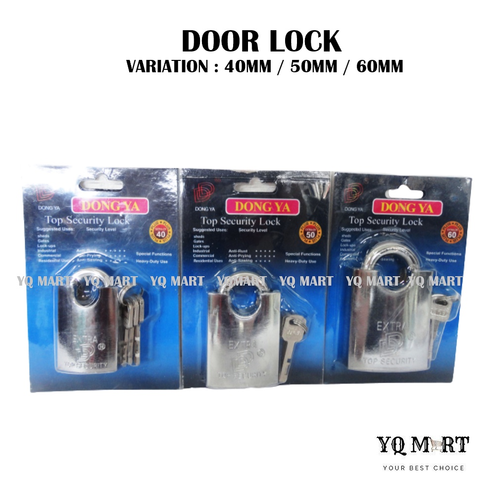 Door Lock/ Padlock/ 40Mm/50Mm/60Mm | Shopee Malaysia