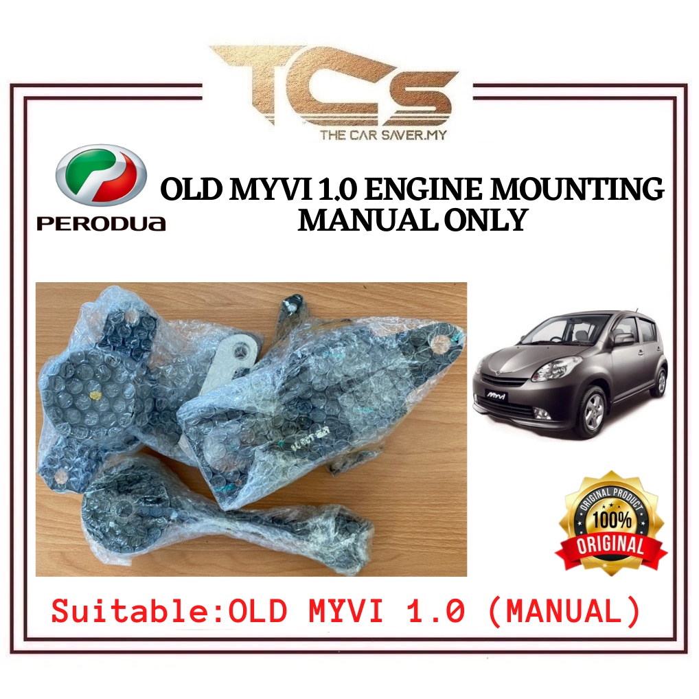 Original Perodua Old Myvi 1.0 Engine Mounting SET (MANUAL ONLY ...