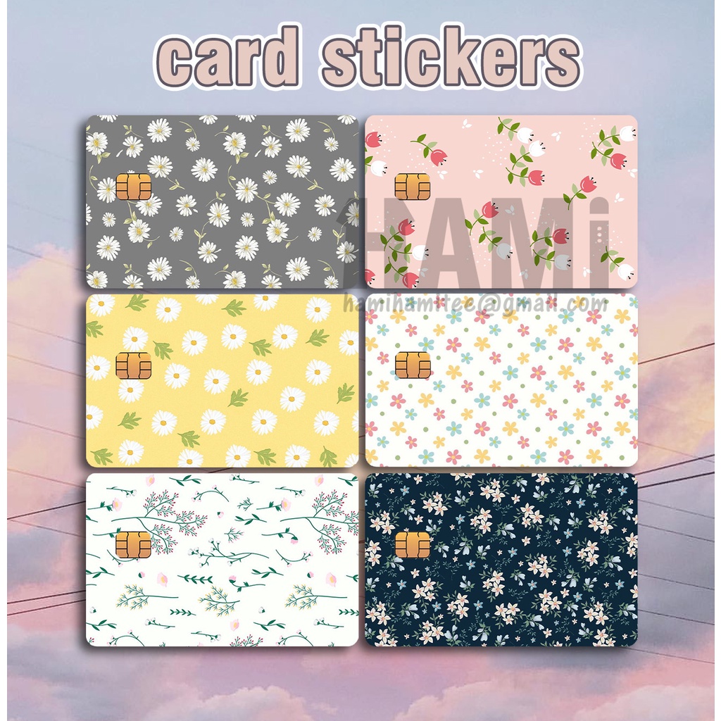 FLOWER SERIES STICKER - KAWAII CUTE FLOWER CARD STICKER - FLORAL ...