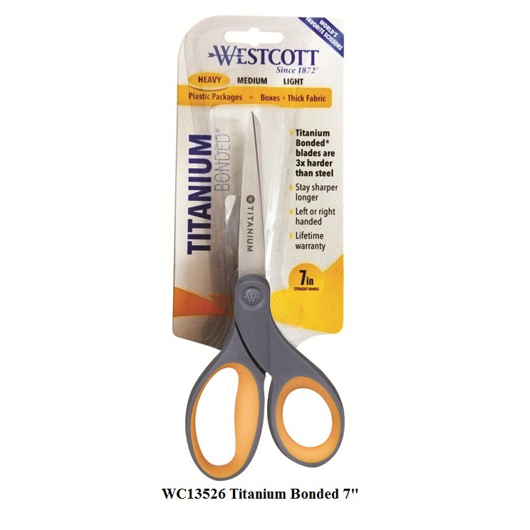 Westcott Titanium Bonded Cutting Scissor 7" / Gunting Pemotong Westcott ...