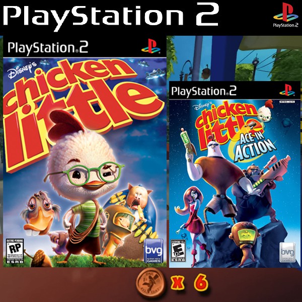 分享: 0 🎮 PS2 DISC READY - Disney's Chicken Little /Disney's Chicken ...