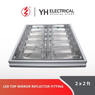 2X2 ft LED Top Mirror Reflector fitting/ Ceiling Down Light/Office ...