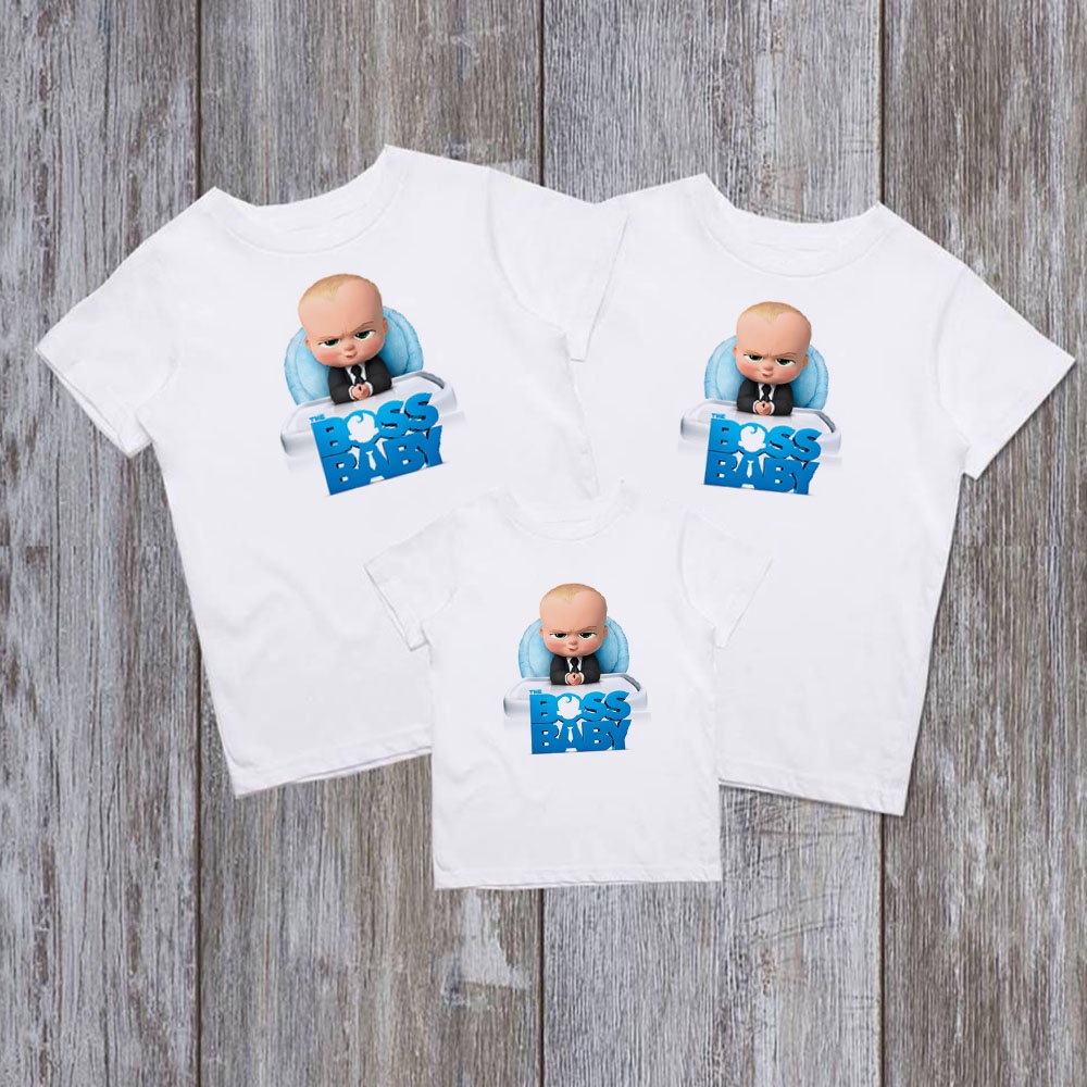 Funny Party T Shirt Cool Boss Baby Parents and Kids Matching Family T ...