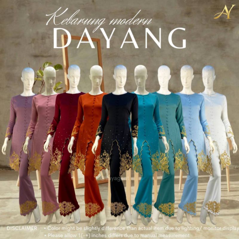 KEBARUNG MODERN DAYANG EXCLUSIVE EMBROIDERY | Shopee Malaysia