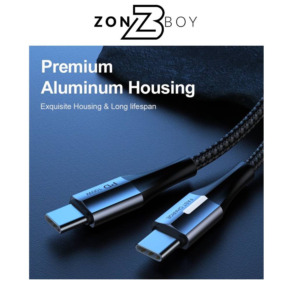 100W Type C Cable Fast Charging LED 5A USB C Cable Data Cable For Phone ...