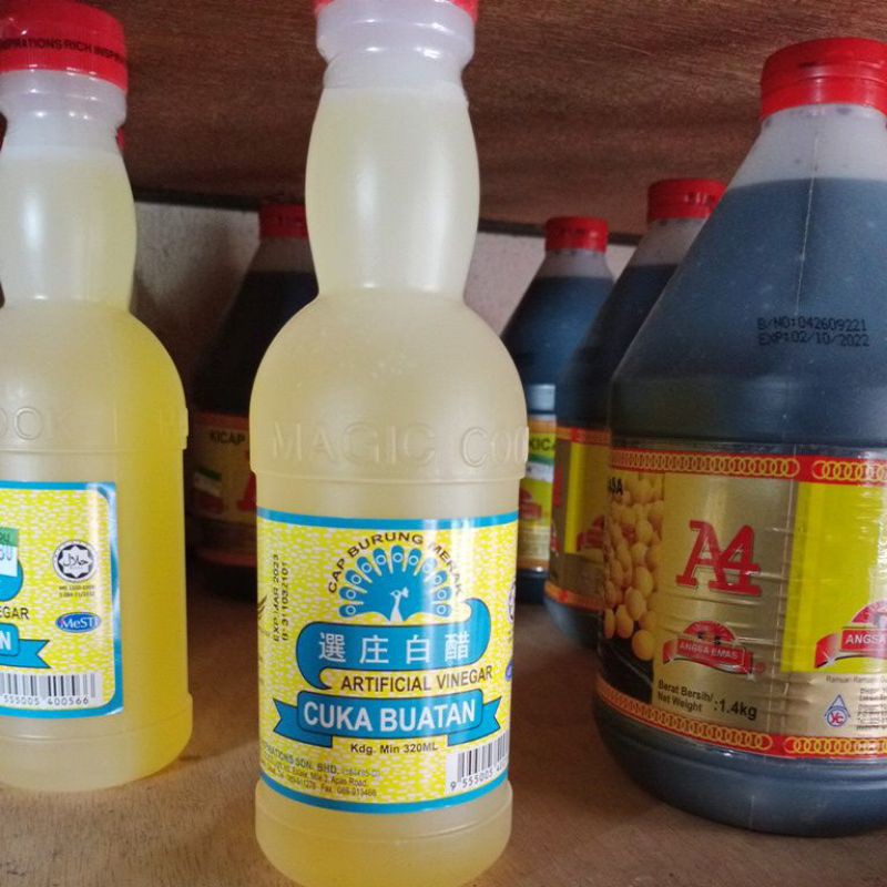 CUKA BUATAN CAP BURUNG MERAK CUKA SABAH 320ML | Shopee Malaysia