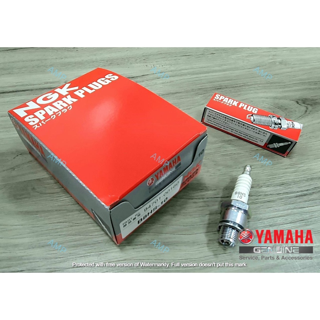 YAMAHA NGK SPARK PLUG B8HS-10 94701-00160 ( NGK JAPAN ) (15hp - 200hp ...