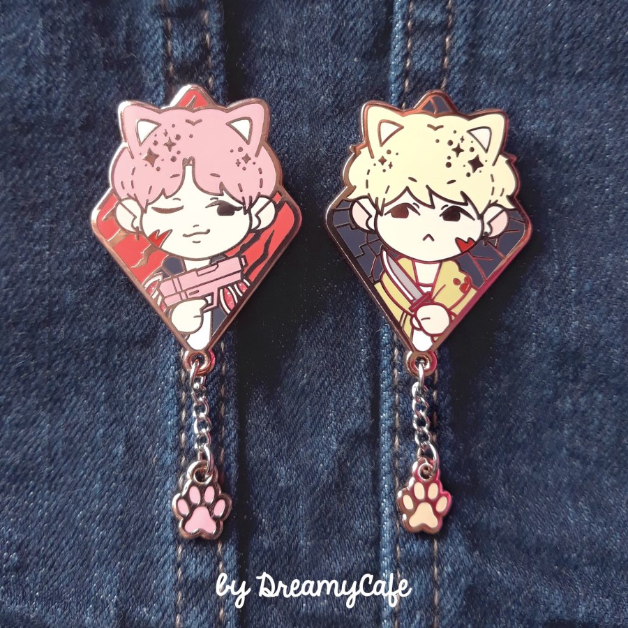 Kitty Gang x Agust D Enamel Pins | Shopee Malaysia