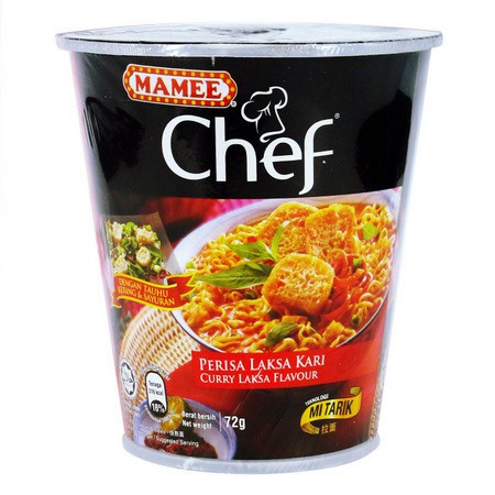 Mamee Chef Cup - Curry Laksa (72g) | Shopee Malaysia