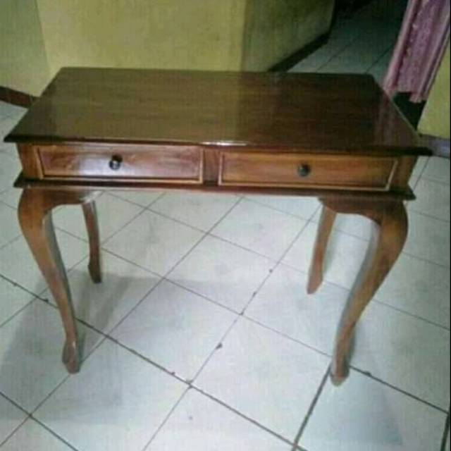 Teak Wood Consulation Table JEPARA | Shopee Malaysia