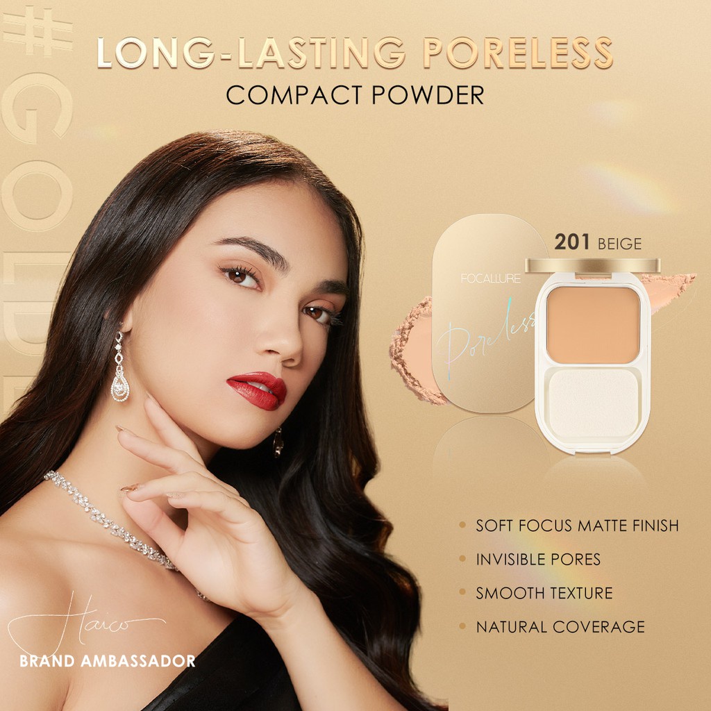 Focallure Oil Control Stay Matte Powder Makeup Pressed Powder | Shopee ...