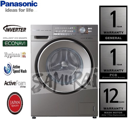 PANASONIC ECONAVI INVERTER WASHER DRYER 10KG / 6KG NA-S106FX1 READY ...