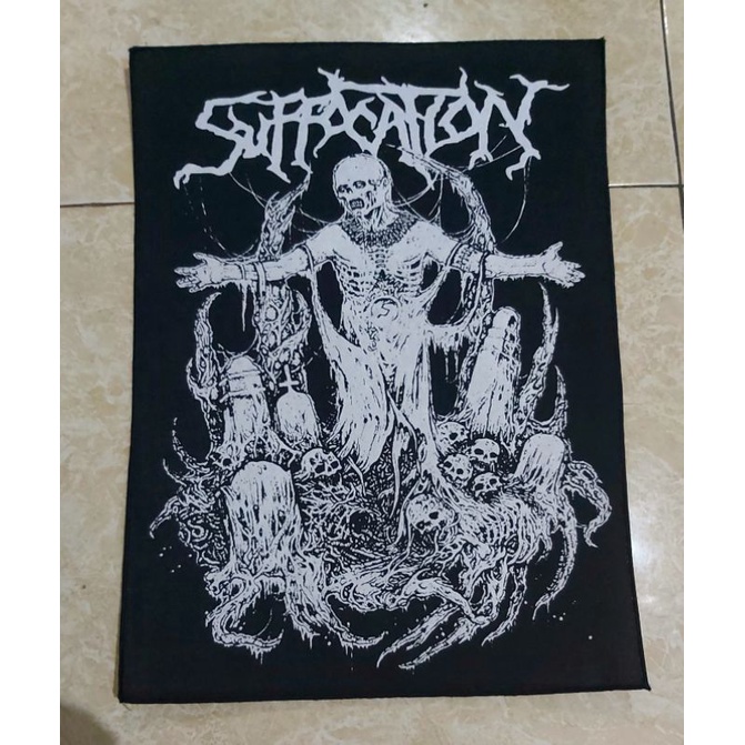 Suffocation Screen Printed Backpatch | Shopee Malaysia