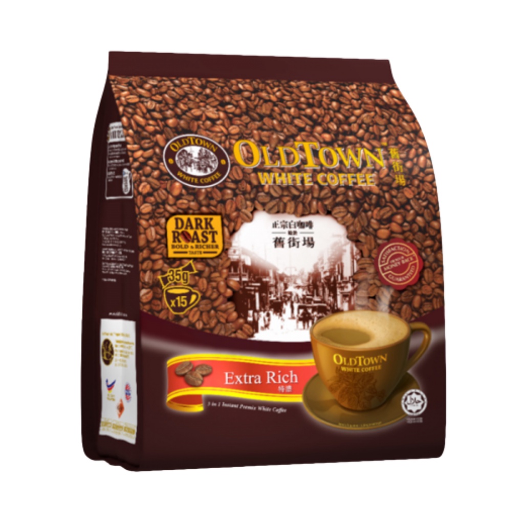 Old Town 3 in 1 Extra Rich White Coffee 15 x 35g | Shopee Malaysia