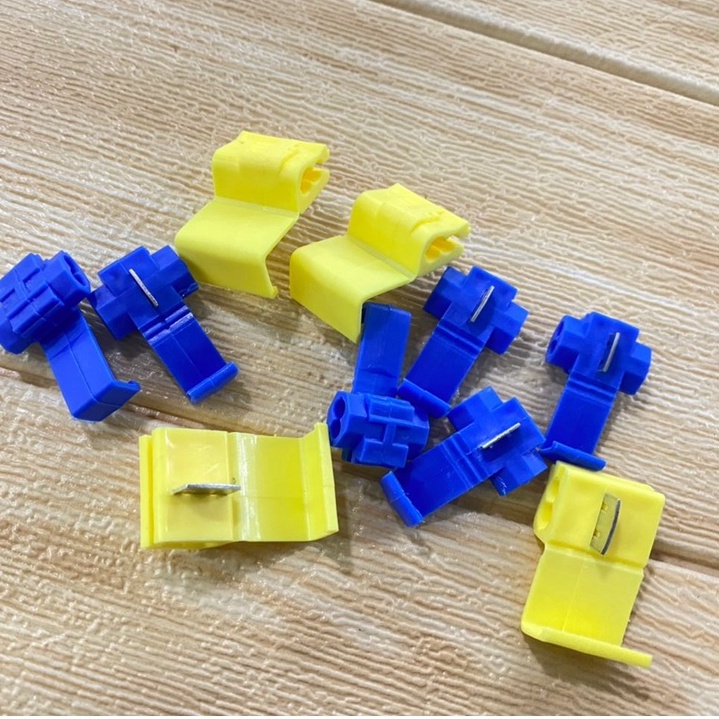 TERMINAL WIRE CONNECTOR BLOCK 1 TO 2 CRIMP SPLITTER CLIP Wayer ...