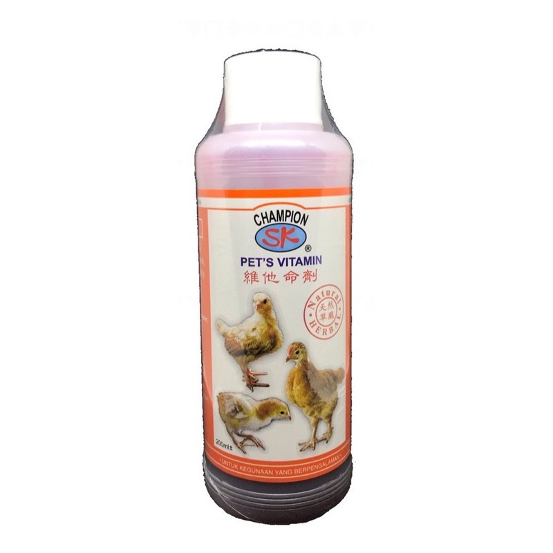 Sk Champion burung ayam vitamin and ubat herbal selesema mata anak Ayam ...