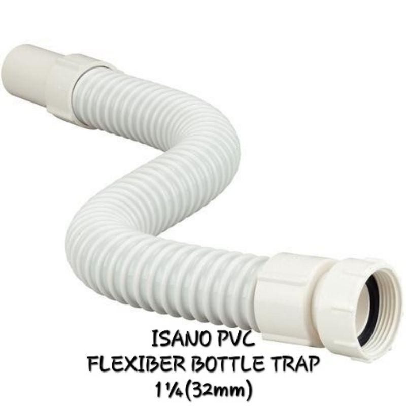 ISANO PVC FLEXIBER BOTTLE TRAP 1¼" (32mm) / 1½" (40mm) / PVC FLEXIBLE ...
