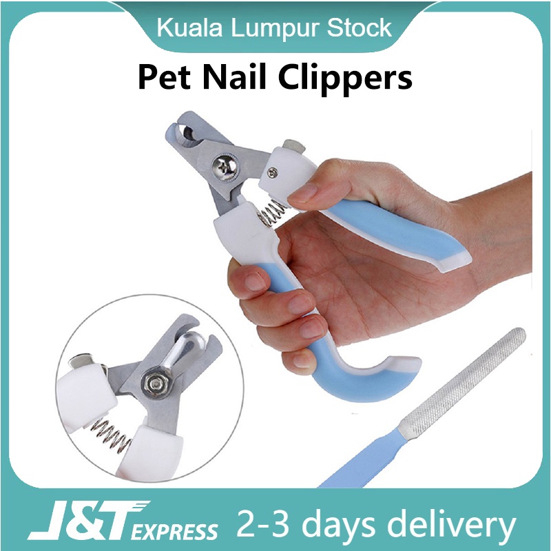Pet Dog Cat Animal Claws Scissor Cut Stainless Steel Nail Clipper File ...