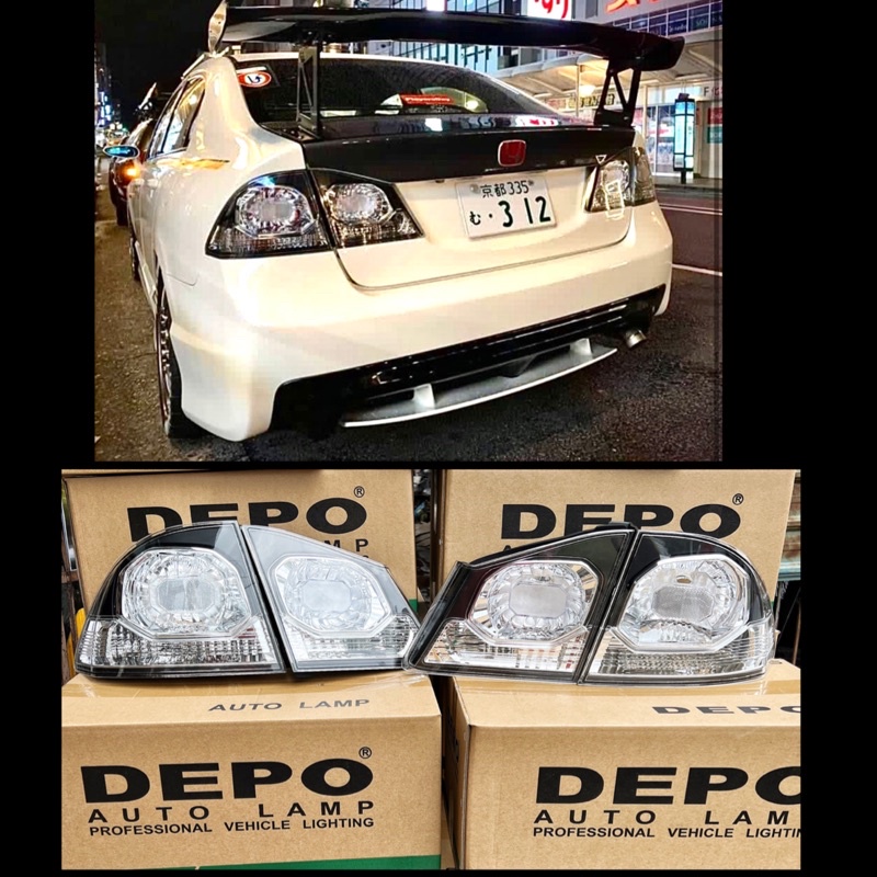 OFFER🔥CIVIC FD JDM TAIL LAMP ALBINO (JAPAN STYLE) /SNA 2006-2011 LAMPU ...