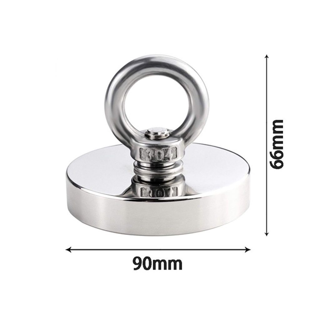 Fishing Magnet D42 D60 D90 60kg/120kg/340kg Super Strong Magnet ...