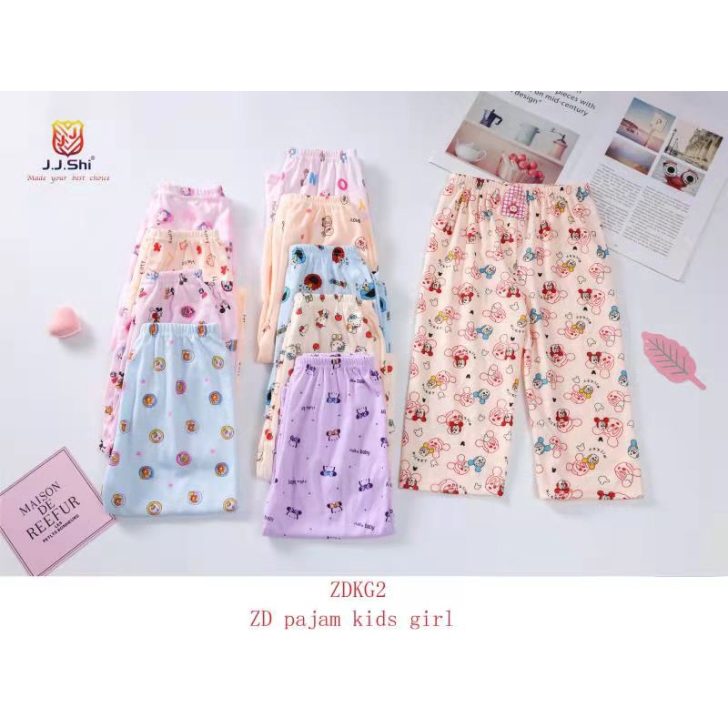 NEW single pajama assorted designs for kids girls | Shopee Malaysia