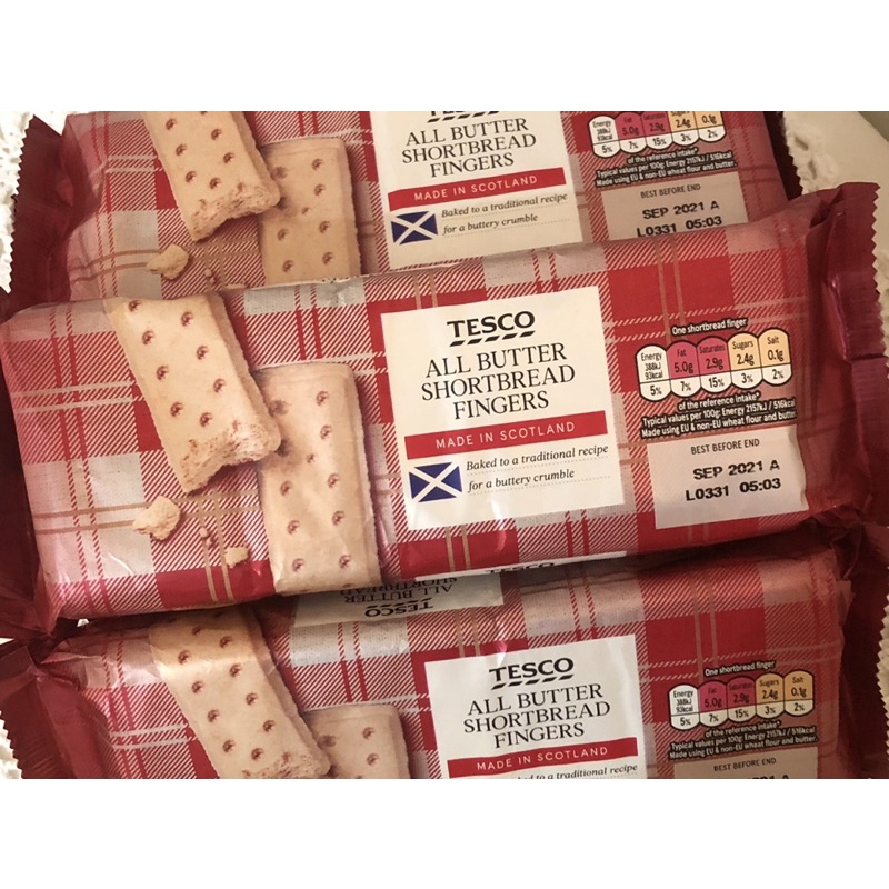 💥Jualan Gudang!!💥TESCO Shortbread Fingers 250g made in Scotland ...