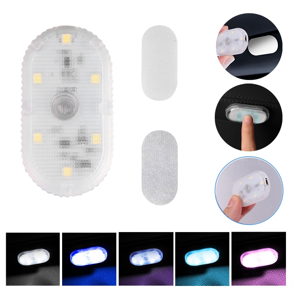 Car Interior 5v led Lighting Finger Touch Sensor Reading Lamp LED ...