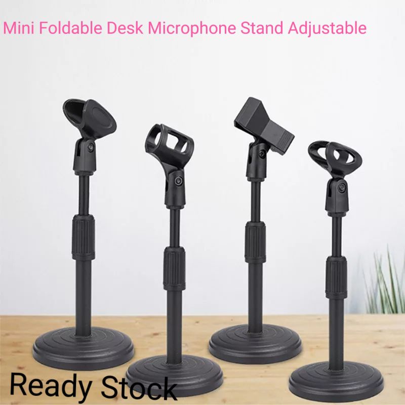 (Malaysia Ready Stock)Desktop Microphone Stand Upgraded Adjustable ...