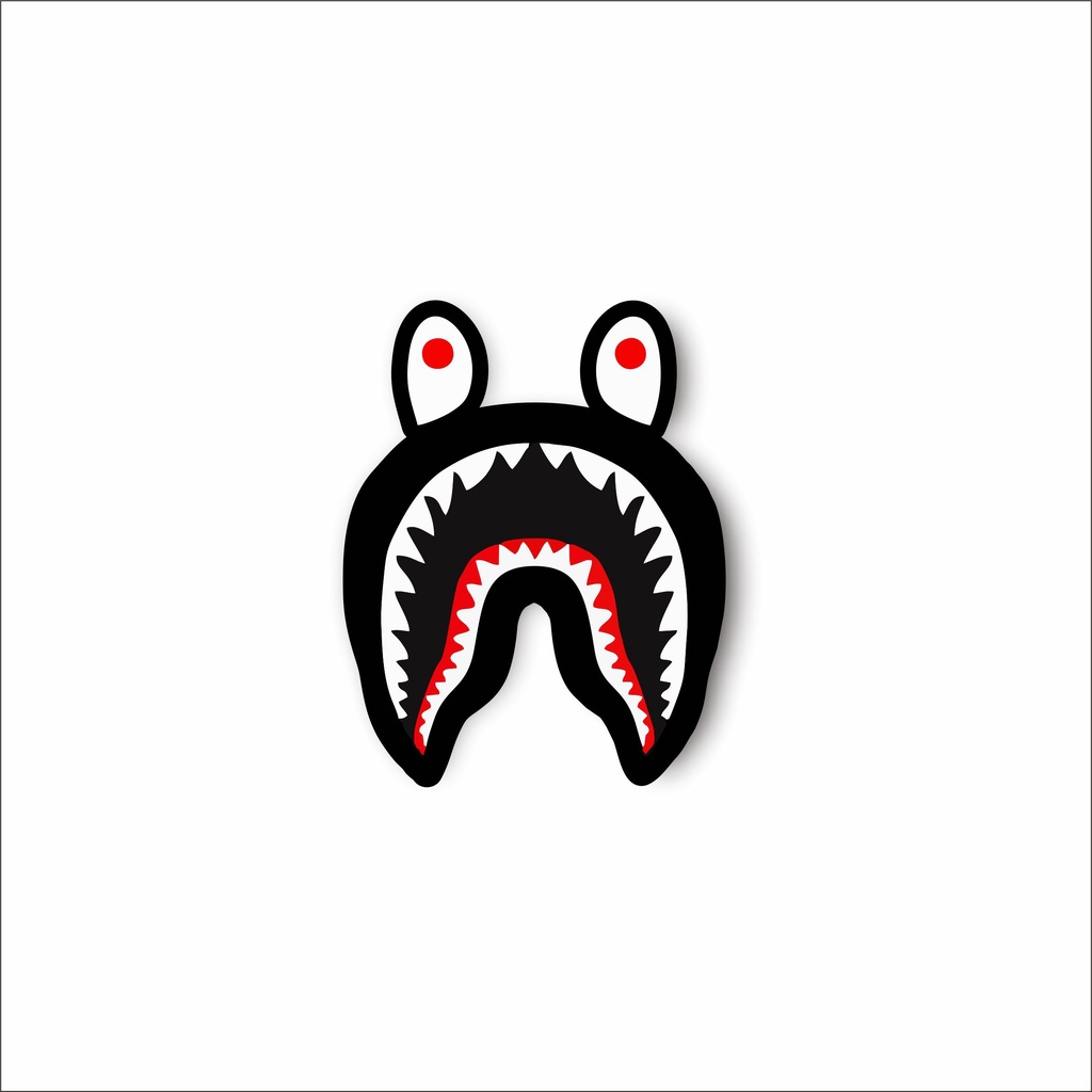 Sticker Sticker Brand distro Graftac bape Clothing distro Vinyl Hype ...