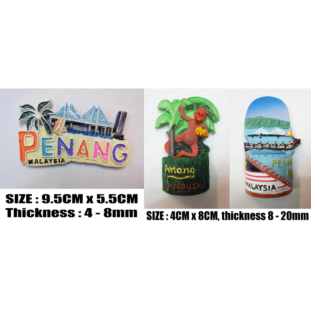 Fridge Magnet ! 🎁 PENANG SOUVENIR FRIDGE MAGNET / HERITAGE STREET ART ...