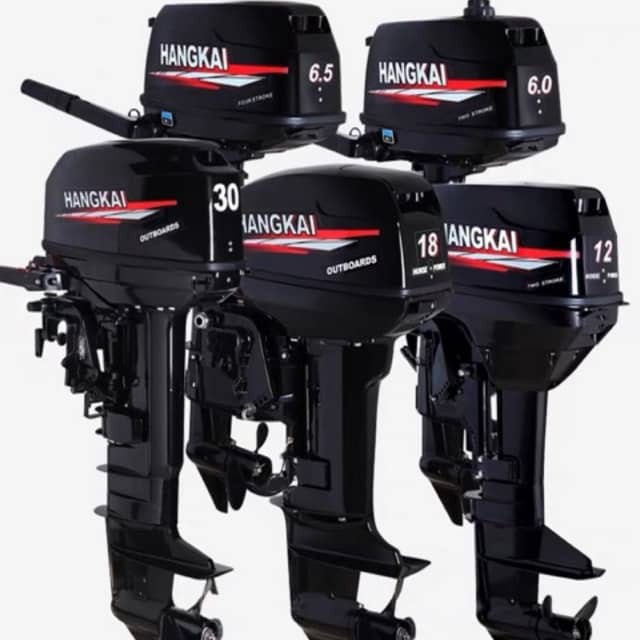 Ready stock hangkai outbord 6hp, 12hp, 18hp (enjin bot hangkai ...
