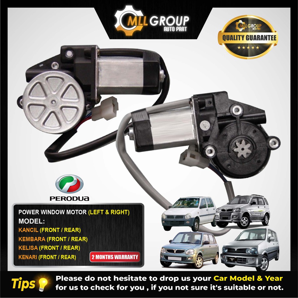 (MLL) PERODUA KANCIL / KEMBARA / KELISA / KENARI POWER WINDOW MOTOR ...