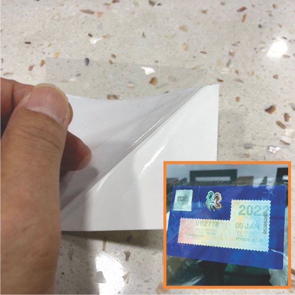 {6pcs] Transparent Plain Windscreen Roadtax Sticker Puspakom Sticker ...