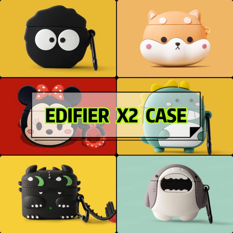 Edifier X2 Case Cute Cartoon Wireless Earphone Earbuds Soft Case Cover ...