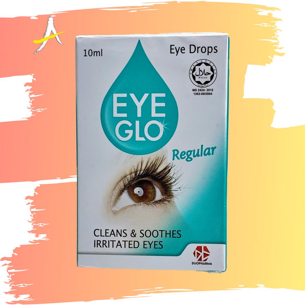 Eye Glo Regular Eye Drops 10ml For Cleans & Soothes Irritated Eyes ...