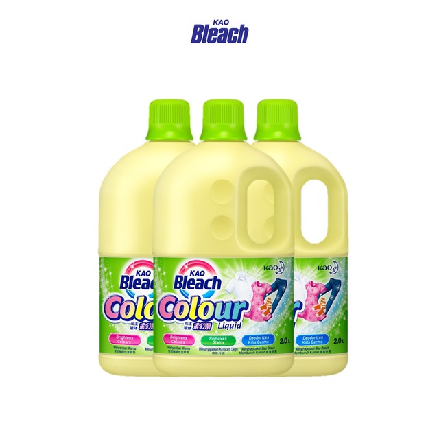 [Bundle of 3] KAO Bleach Colour Liquid (2000ml) | Shopee Malaysia