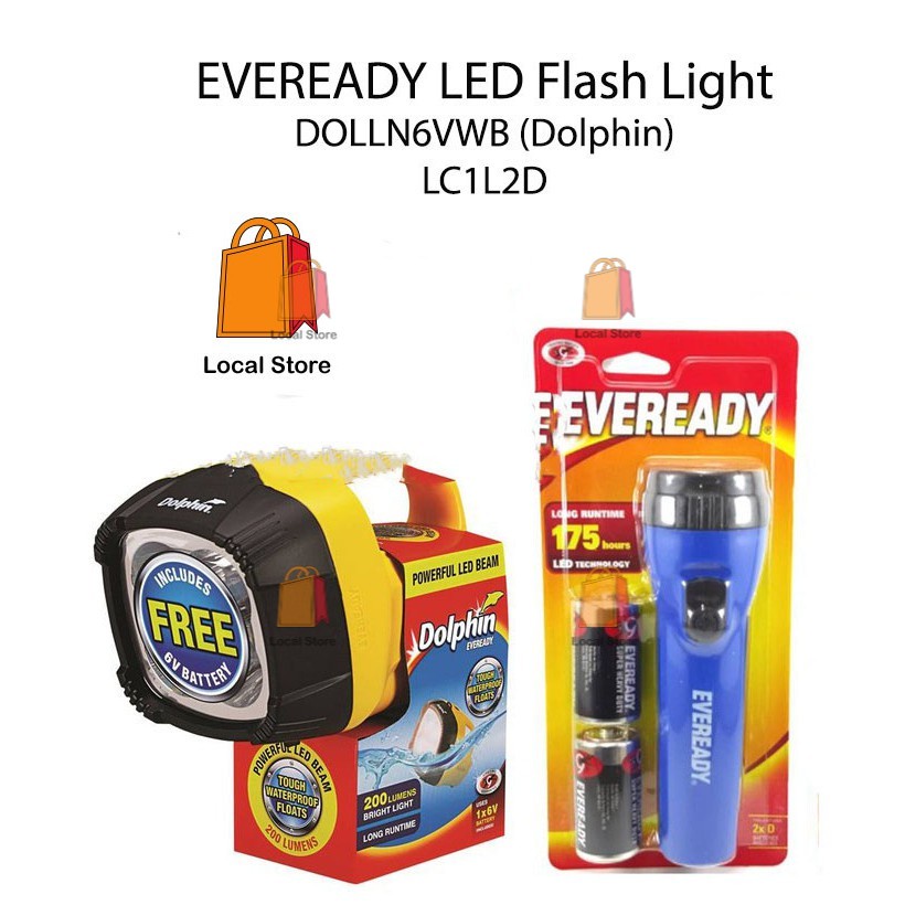 Eveready LED Flash Light, Torch Light, Lantern Light, Dolphin Light ...