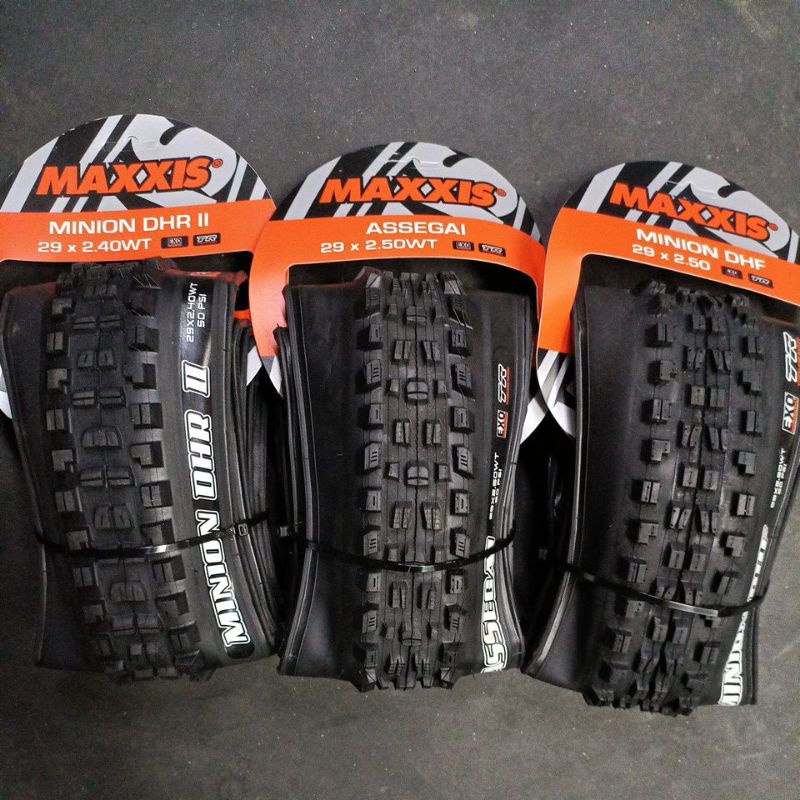 ORIGINAL MAXXIS TIRE ASSEGAI 29x2.5 ,MINION DHF 29x2.50 and MINION DHR II 29x2.40 | Shopee Malaysia