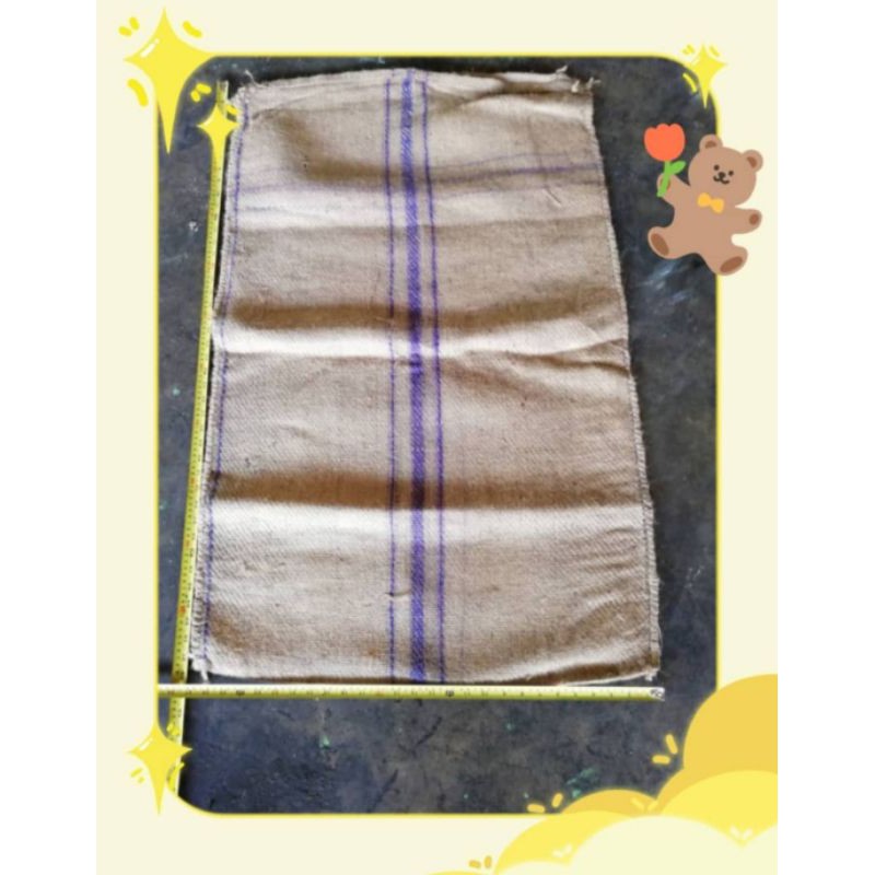 80kg capacity jute karung guni gunny sack bag(USED) | Shopee Malaysia