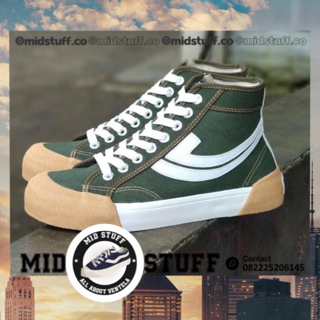 Johnson GALAXY PRO HIGH CUT GREEN ARMY Shoes | Shopee Malaysia