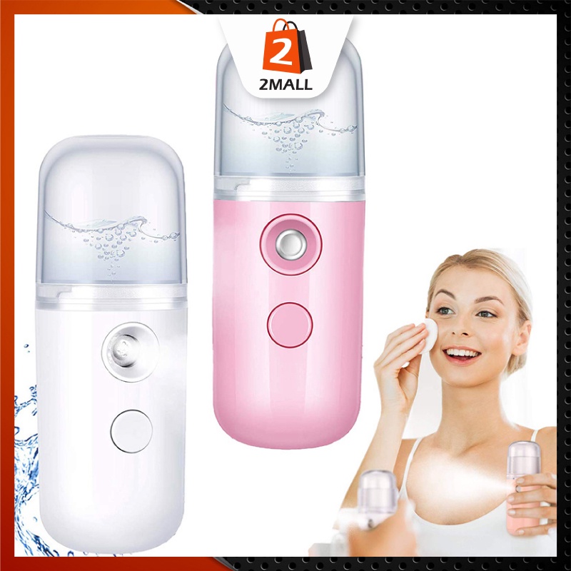 2MALL Mini Nano Spray Facial Steamer Face Sprayer Mist Sprayer Nano USB ...