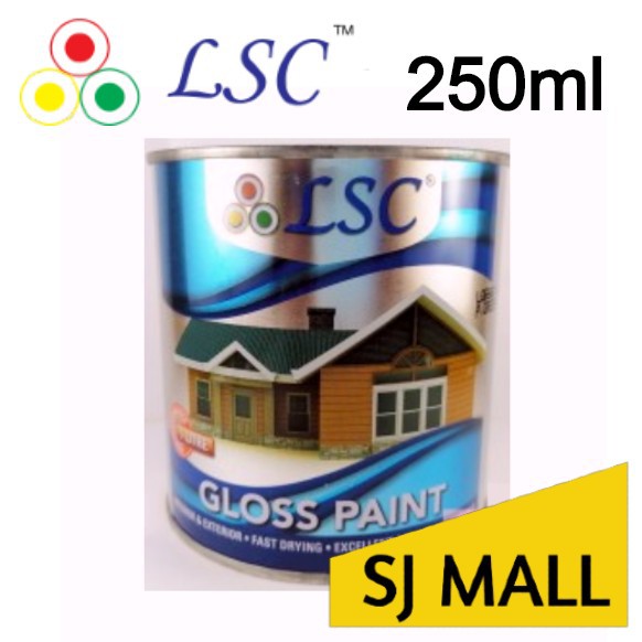 LSC GLOSS PAINT 250ml Cat Minyak / Oil Paint 油漆 面漆 迷你庄 [SJ MALL ...