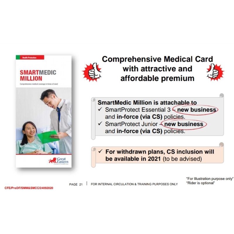 Info service-- Great Eastern Medical Card (New Plan - SMM & SMCC) Smart ...