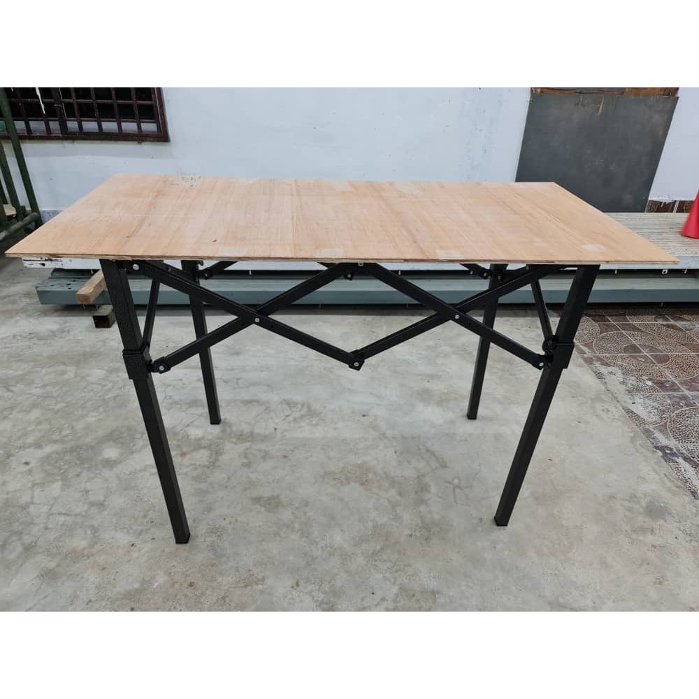 [Ready Stock] Kaki Meja Niaga Boleh Lipat Jimat Masa Dan Ruang Simpan ...