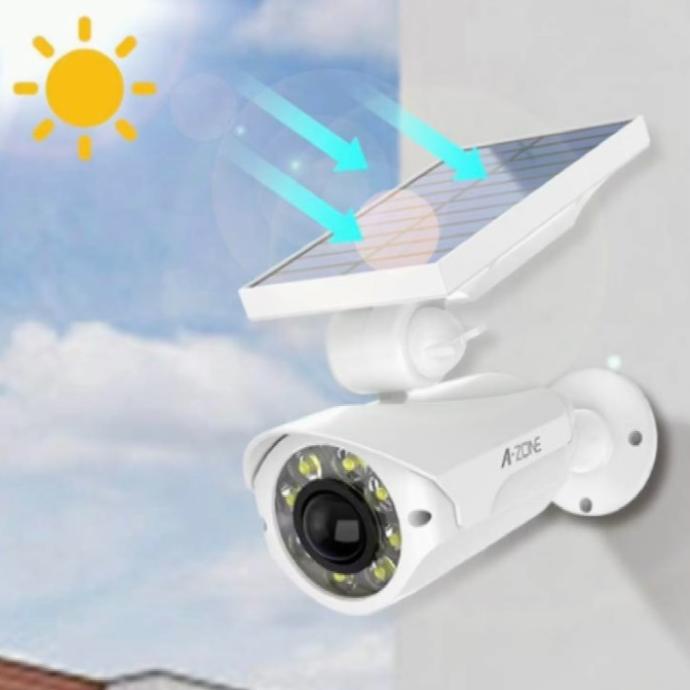 Solar Lights Fake CCTV Camera Dummy Security Fake Camera | Shopee Malaysia