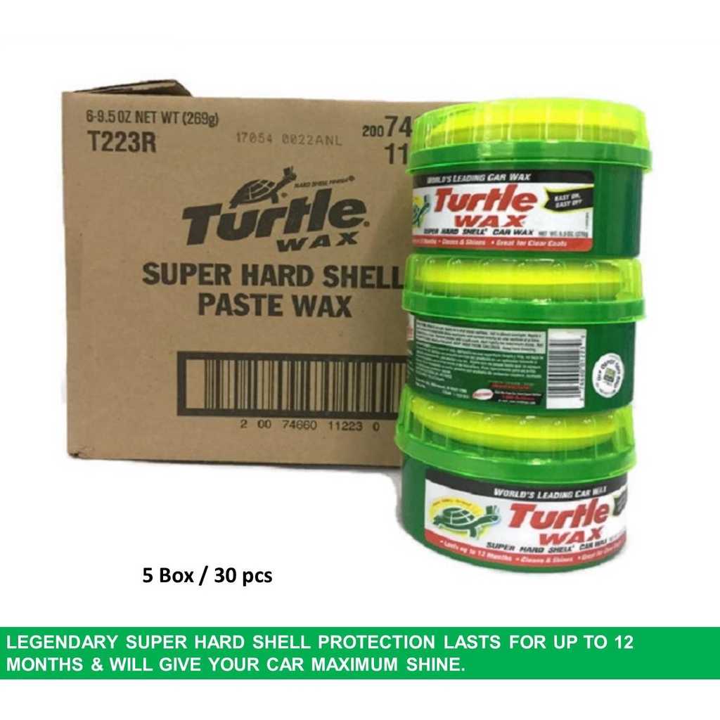 Turtle Wax Super Hard Shell Paste T223 (5 Box / 30 unit) | Shopee Malaysia