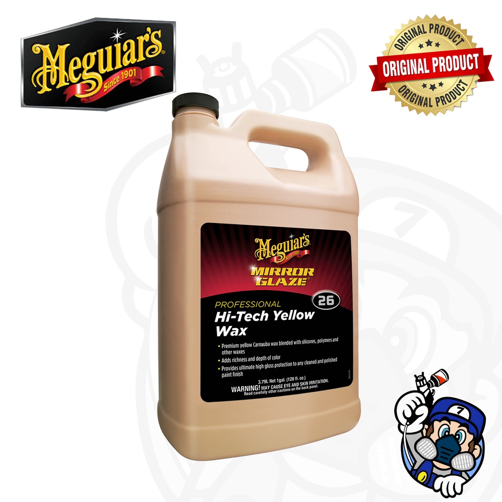 MEGUIAR'S Mirror Glaze Hi-Tech Yellow Wax M2601(1gallon) | Shopee Malaysia