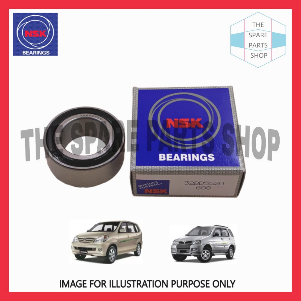 PERODUA KEMBARA TOYOTA AVANZA 1.3 1.5 REAR WHEEL BEARING NSK ...